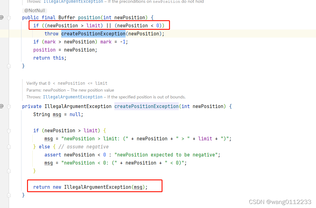 ByteBuffer.position 抛出异常 IllegalArgumentException_newposition > limit 报 ...