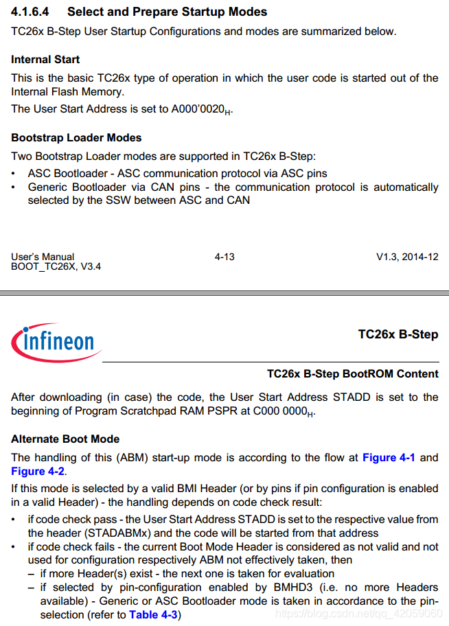 【Aurix系列学习】TC264D启动配置解释_alternate boot mode-CSDN博客