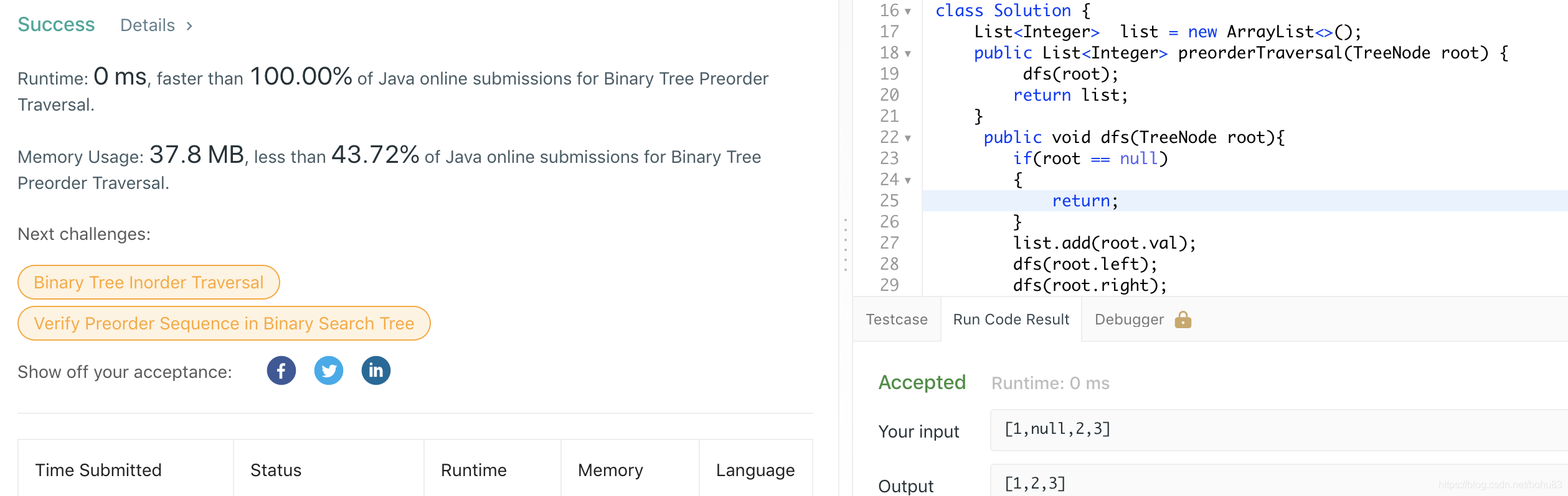 LeetCode 144. Binary Tree Preorder Traversal-CSDN博客