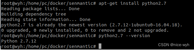 使用docker配置semantic slam_docker的环境参数配置-CSDN博客