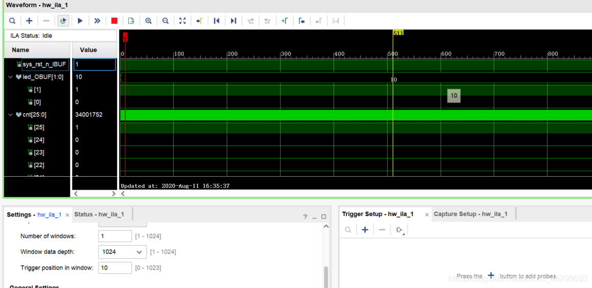 FPGA学习日记（五）ZYNQ——在线逻辑分析仪（ILA）硬件调试及simulator仿真软件的创建使用_zynq ila-CSDN博客