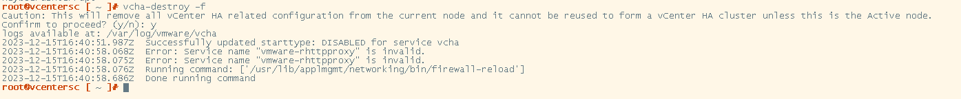 vCenter HA拆分和部署_vcha-destroy -f-CSDN博客
