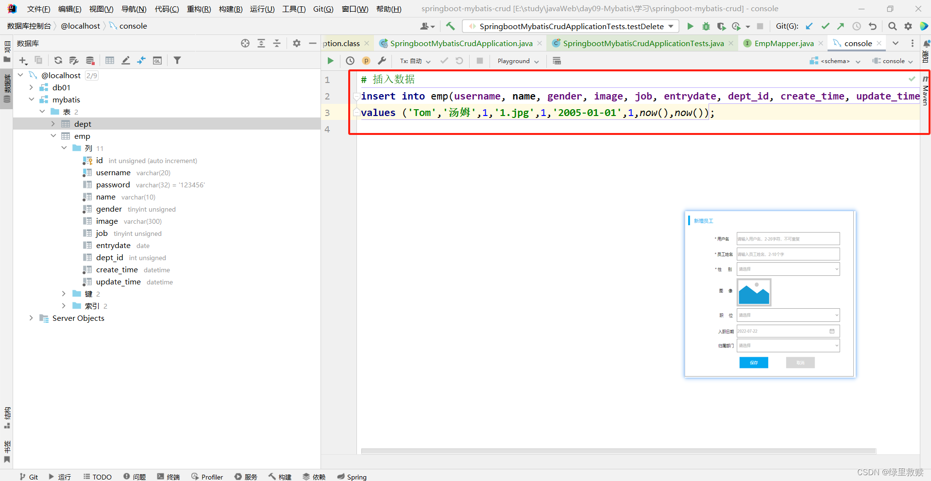 【Java Web】Mybatis基础操作_java操作mybatis-CSDN博客