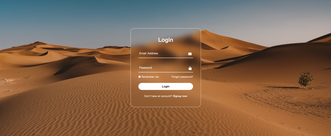 15个超好看的登录页面（附源码）_高颜值的login-CSDN博客