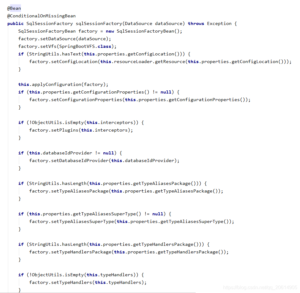 Springboot 集成 Mybatis 启动流程与原理springboot中mybatis启动流程 Csdn博客 