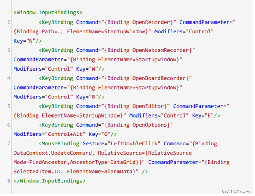 MVVM中InputBindings_mvvm toolkit inputbindings-CSDN博客