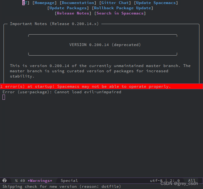 1810_spacemacs缺少evil-unimpaired以及evil-ediff安装失败解决-CSDN博客