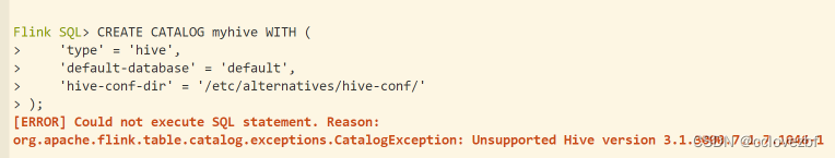 flink学习之sql-client之踩坑记录_org.apache.flink.table.catalog.exceptions ...