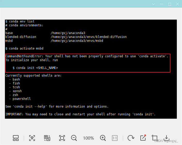 conda activate CommandNotFoundError_commandnotfounderror: 'deactivate ...