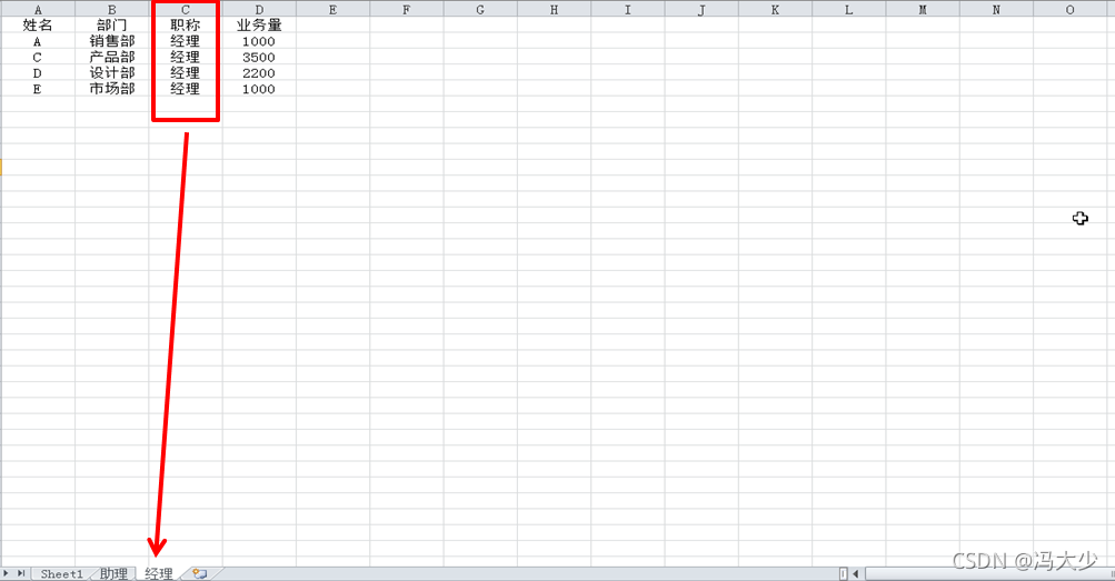 Python - Excel 按列的类别拆分成多个sheets_python openpyxl 读取制定列拆分表-CSDN博客