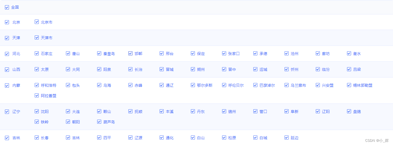 Vue Antd Checkbox 遍历多选 全选 反全选功能 Csdn博客 