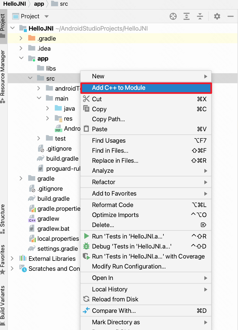 Android Studio 写一个Java调用c++ 的demo_android studio 调用c++-CSDN博客