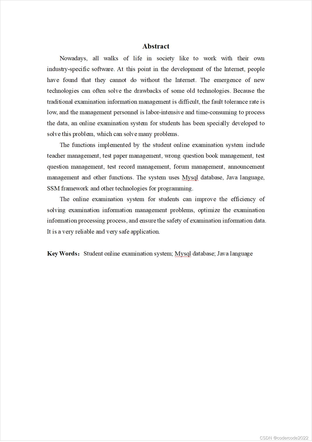 基于JAVA的学生在线考试系统的设计与实现-CSDN博客