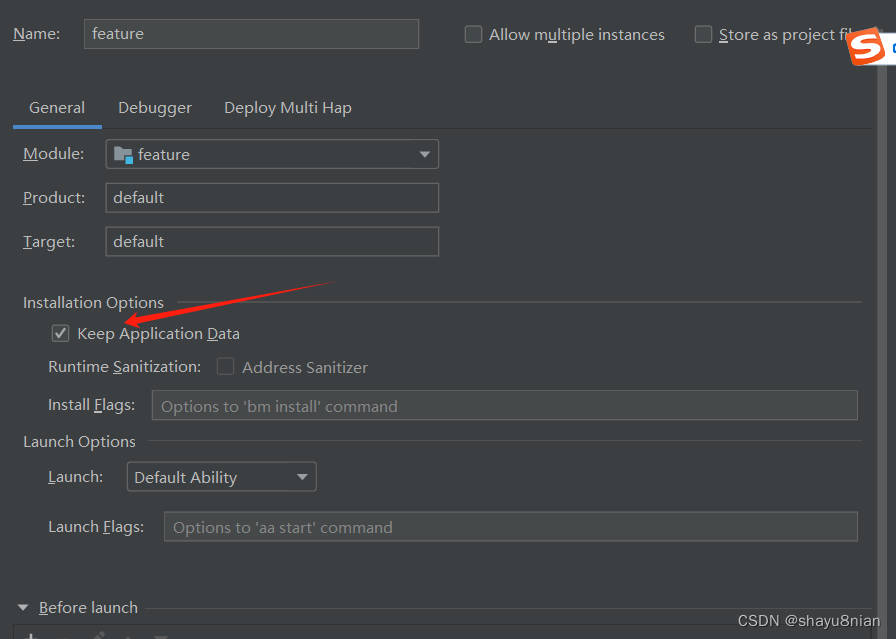 在运行/调试过程中出现“Failure[MSG_ERR_INSTALL_DEPENDENT_MODULE_NOT_EXIST]”错误。_harmonyos phone鈥榮 dependent ...