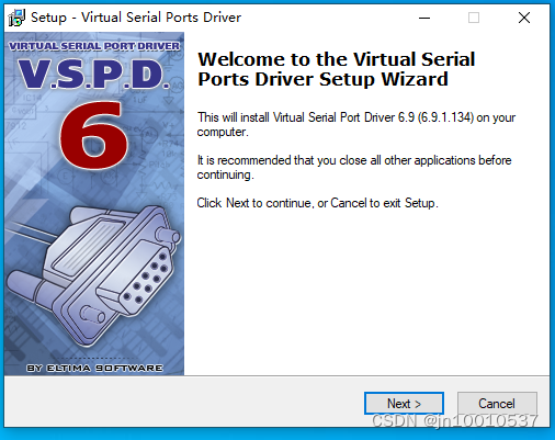 【Windows】虚拟串口工具VSPD6.9安装_虚拟串口驱动6.9-CSDN博客