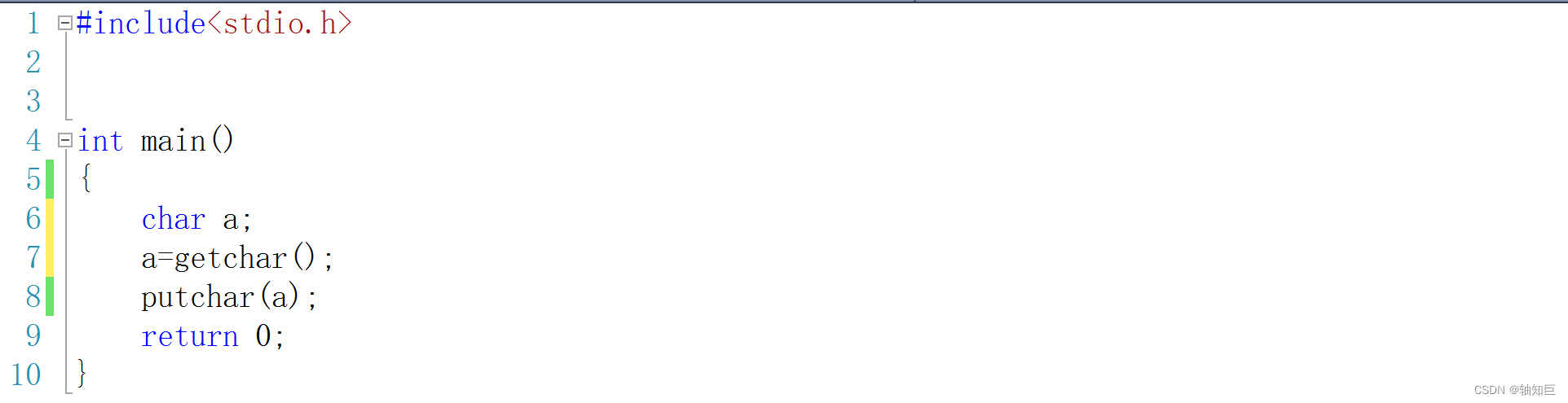 putchar和getchar的用法-CSDN博客