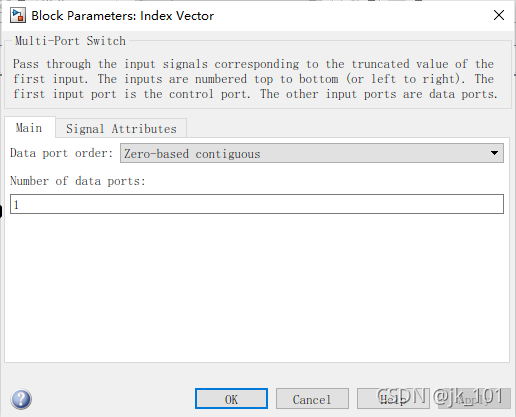 Simulink仿真模块 - Index Vector-CSDN博客