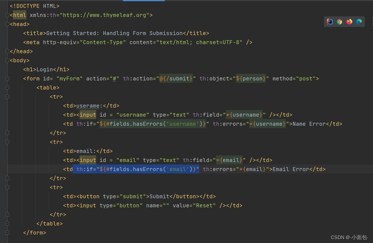 简单的thymeleaf+springboot表单提交_thymeleaf 表单提交-CSDN博客