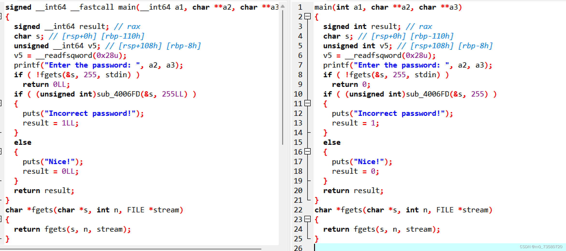 [攻防世界]Reversing-x64Elf-100_攻防世界 reversing-x64elf-100-CSDN博客