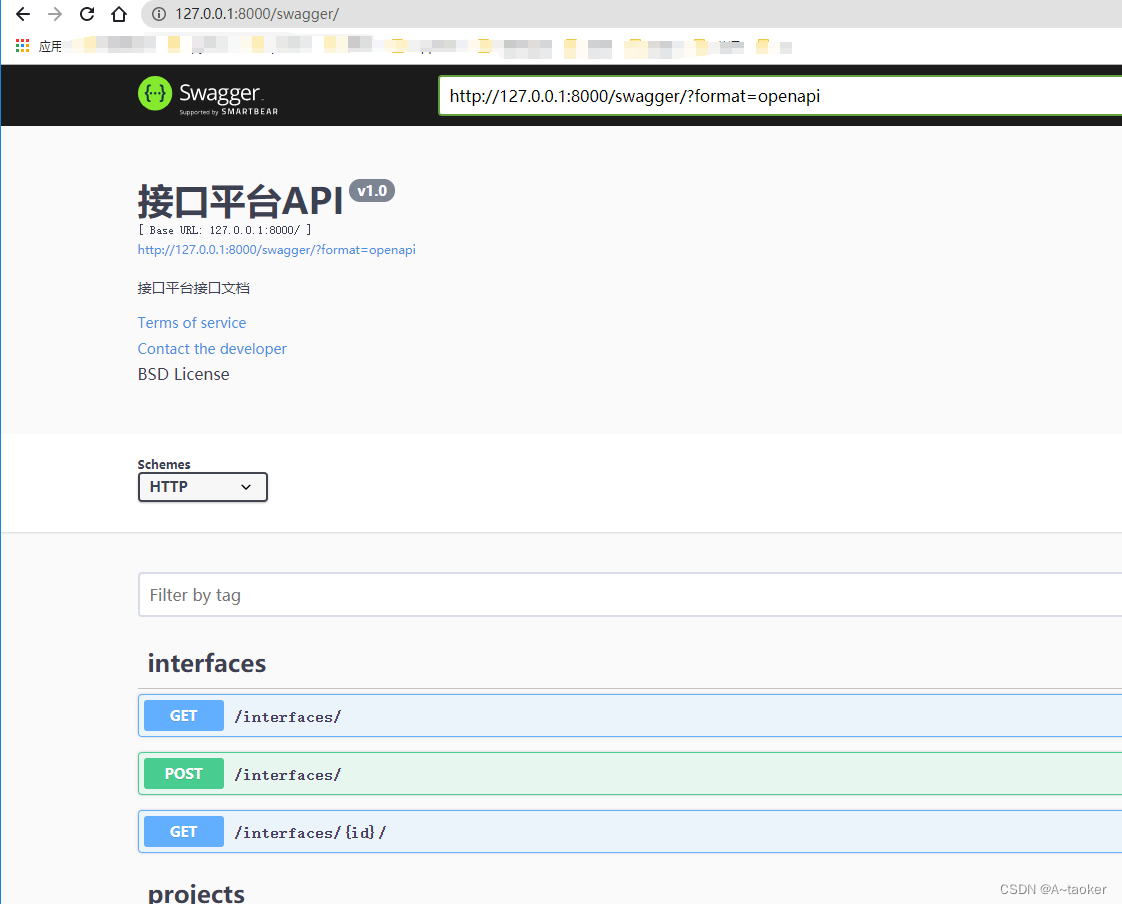 Django_swagger格式接口文档（django的）_django4接口文档-CSDN博客