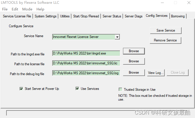 PolyWorks无法连接至许可证服务器系统：StartService返回值2_polyworks未找到有效授权码-CSDN博客