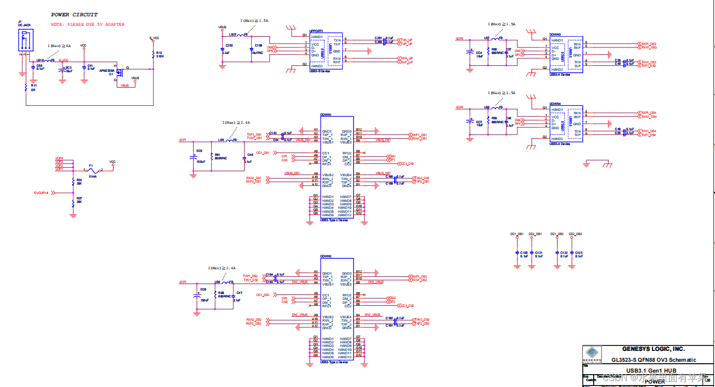 26-硬件设计-USB3.0-HUB电路设计_电脑主板usb-hub电路-CSDN博客