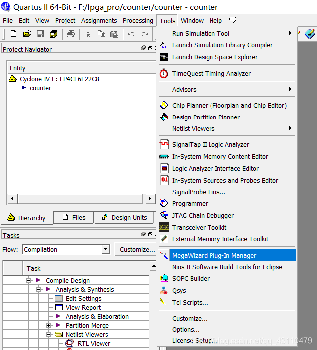 使用QuartusII设计与配置LPM_COUNTER IP核实现计数器教程-CSDN博客