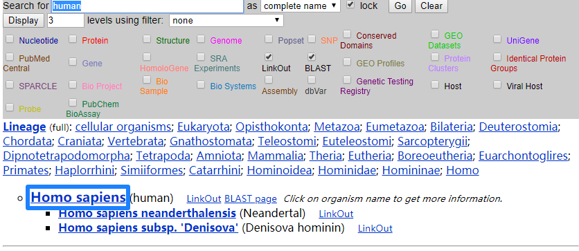 NCBI生物分类数据库（Taxonomy）_ncbi taxonomy-CSDN博客