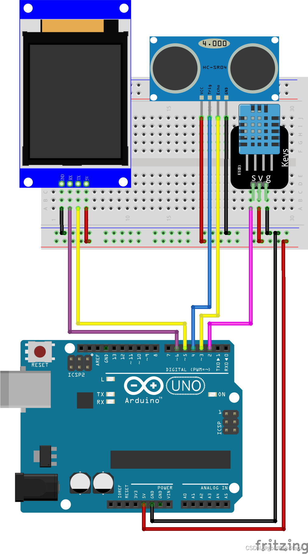 Fritzing软件绘制Arduino面包板接线图传感器模块库文件070_fritzing中的dht11传感器可以在哪里找-CSDN博客
