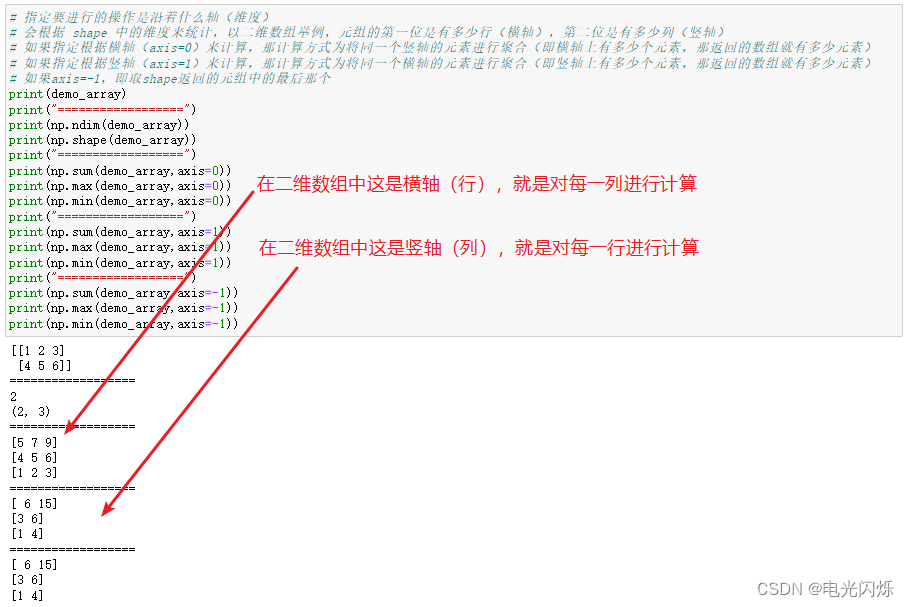 Python（16）：Numpy之array数组的数值计算_numpy array 统计-CSDN博客