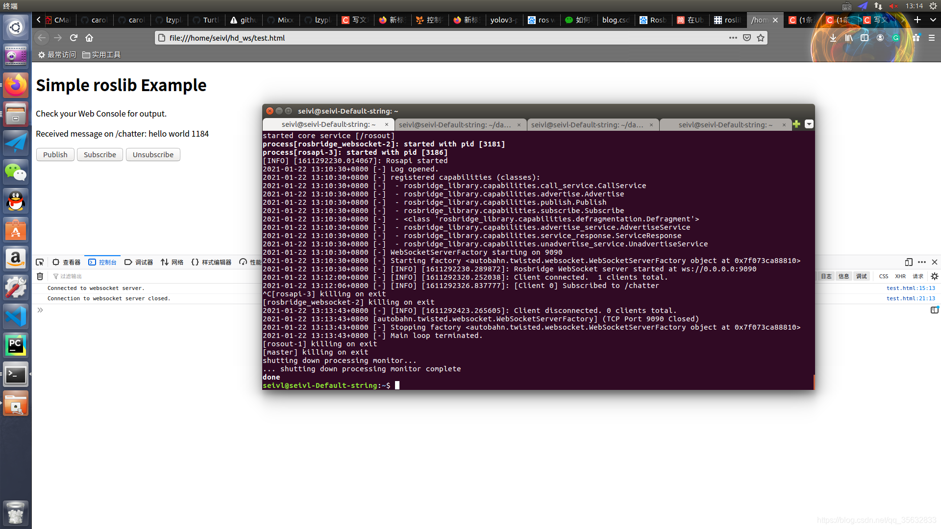 ROS与Web交互实践：使用RoslibJS连接和操作ROS节点-CSDN博客