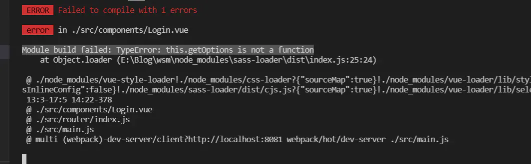 在 vue2 项目中使用的 sass 依赖版本踩坑_sass版本和vue2兼容版本-CSDN博客