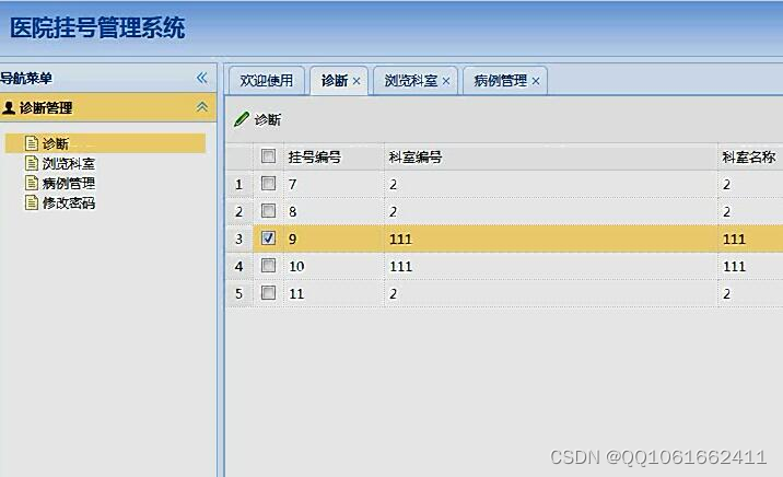 Javajspmysql基于ssm的医院挂号就诊系统医院网上挂号系统 使用 Jsp 语言编写连接 Mysql 数据库 Csdn博客