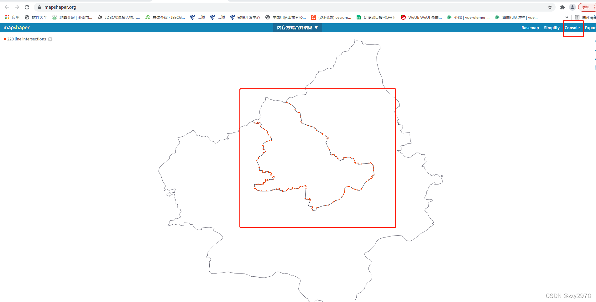 GIS 怎么合并Geojson相邻的两个区域并删除重合点的边界_java gis合并两个区域-CSDN博客