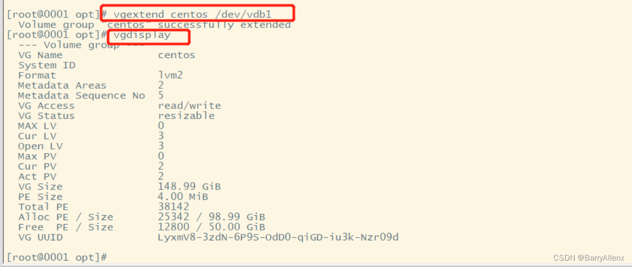 Centos/linux根目录扩容、分区、挂载。LVM、物理卷、逻辑卷_扩容centos vda-CSDN博客