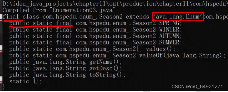 枚举类中java中toString方法输出的是啥_枚举tostring-CSDN博客