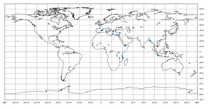如何用python实现地图定位python 给定的经纬度标注在地图上的实现方法 Csdn博客