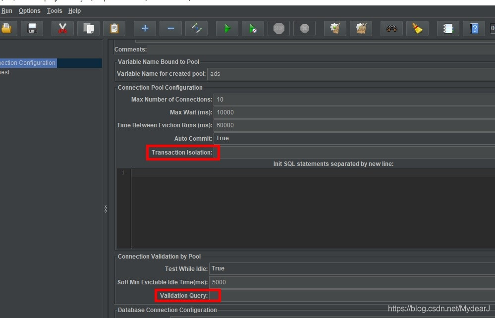Jmeter JDBC连接阿里云ADS数据库报错_transaction isolation level none not supported ...