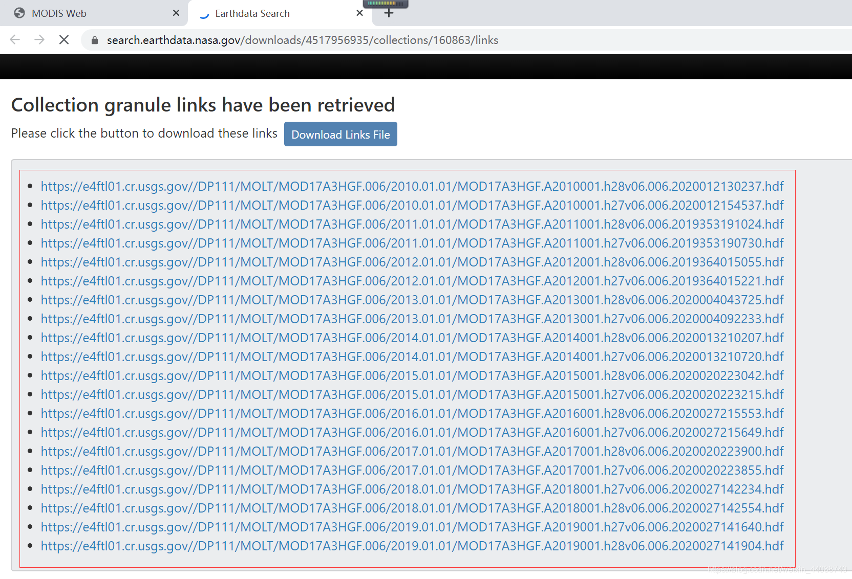 MODIS数据下载之USGS下载流程_usgs下载modi3ai-CSDN博客