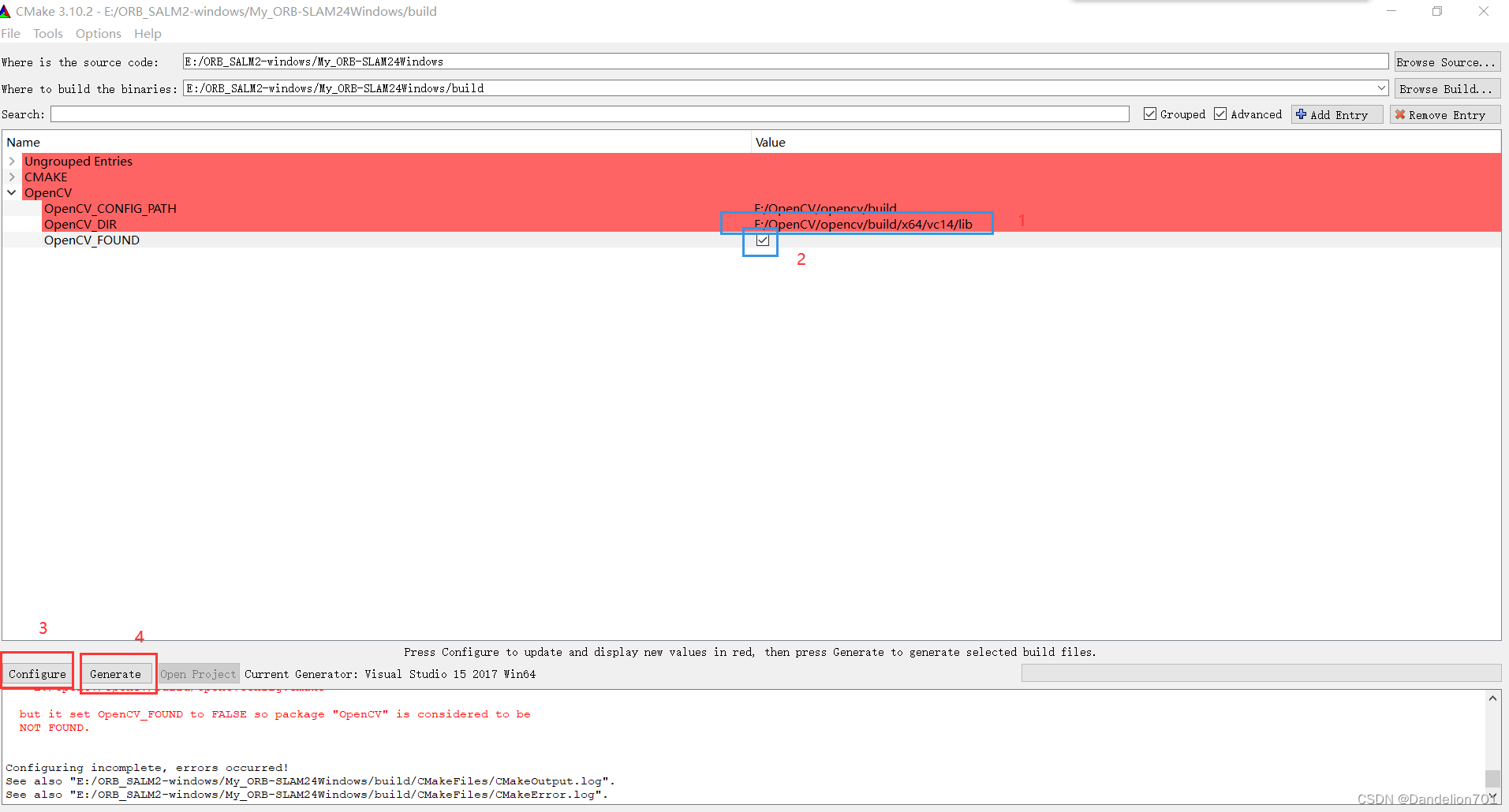 Windows环境下配置ORB_SLAM2教程_orb-slam2 windows-CSDN博客
