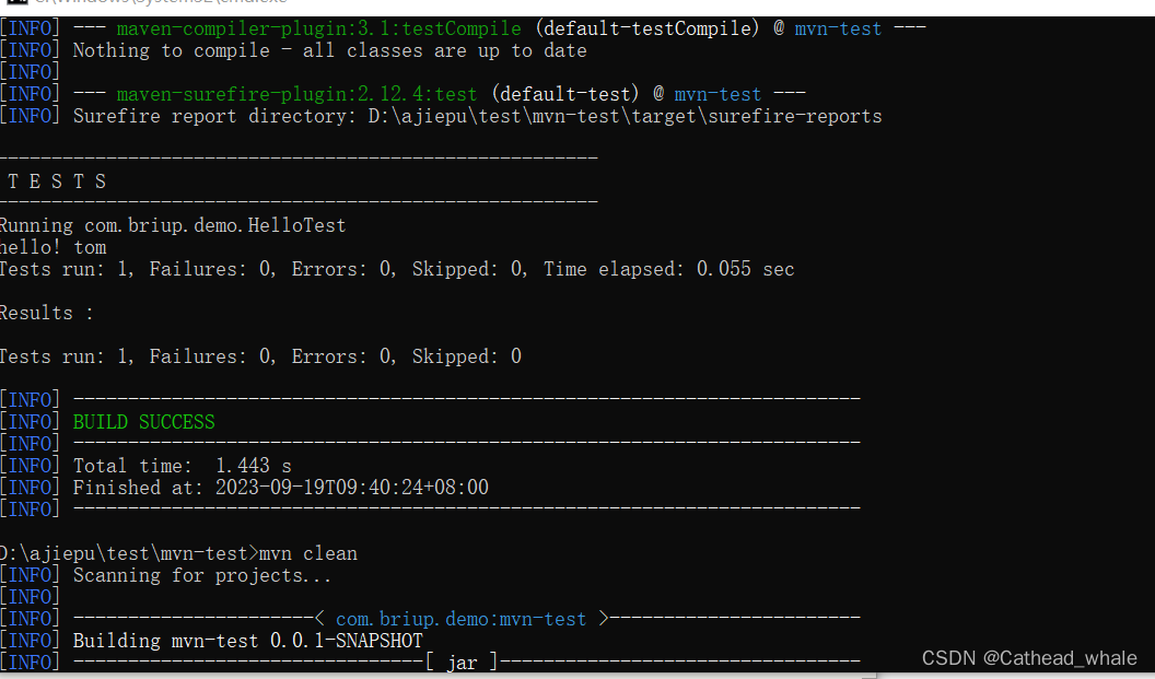 java笔记之cmd-maven常用方法记录_cmdmvnclean-CSDN博客