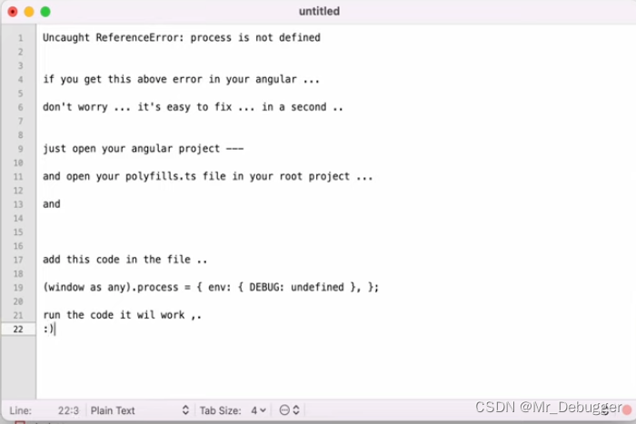Uncaught ReferenceError: process is not defined_uncaught (in promise) referenceerror: process is ...