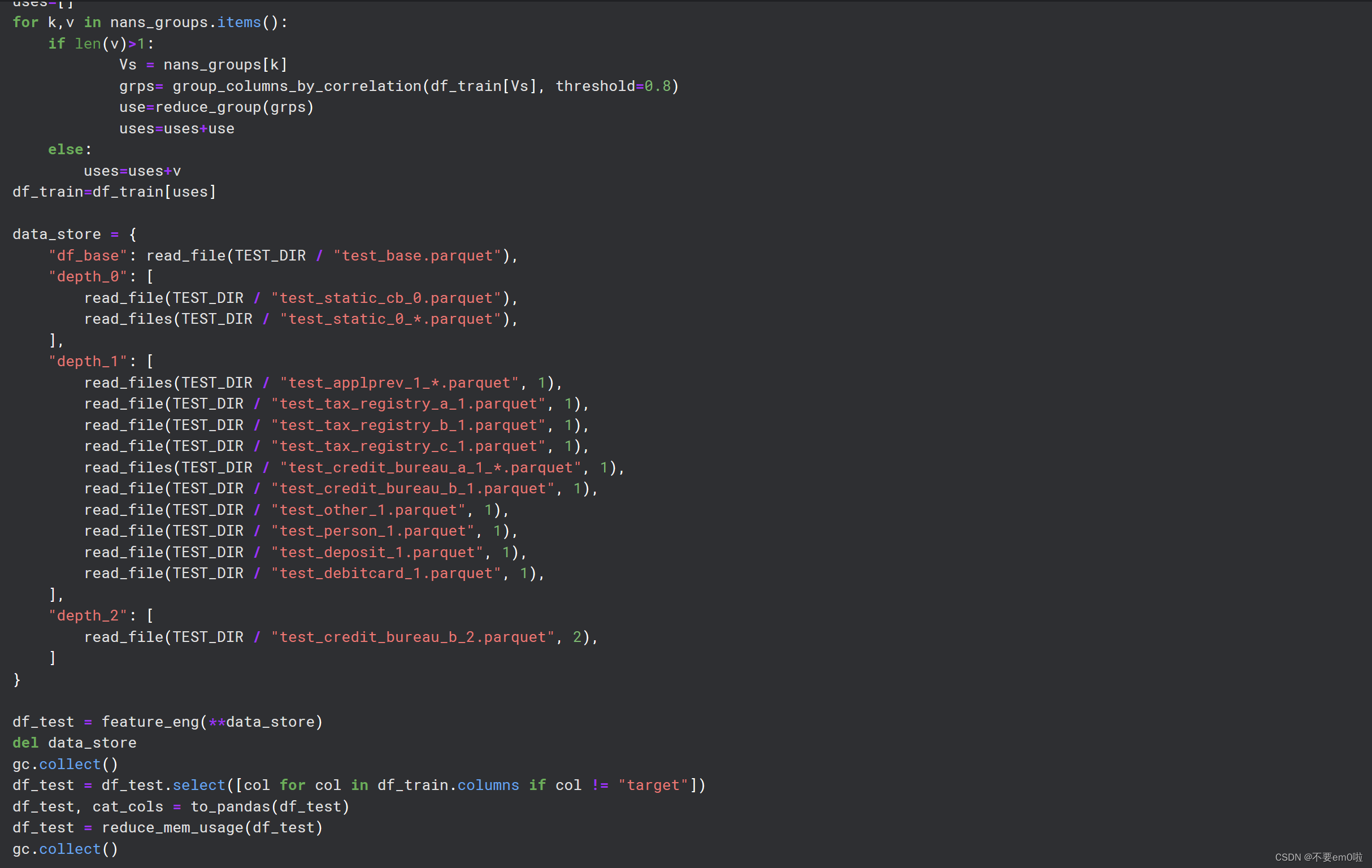 Home Credit - Credit Risk Model Stability-CSDN博客