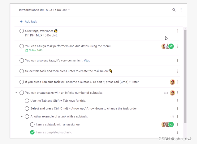 DHTMLX JavaScript 待办事项+To Do List_dhtmlxtodo-CSDN博客