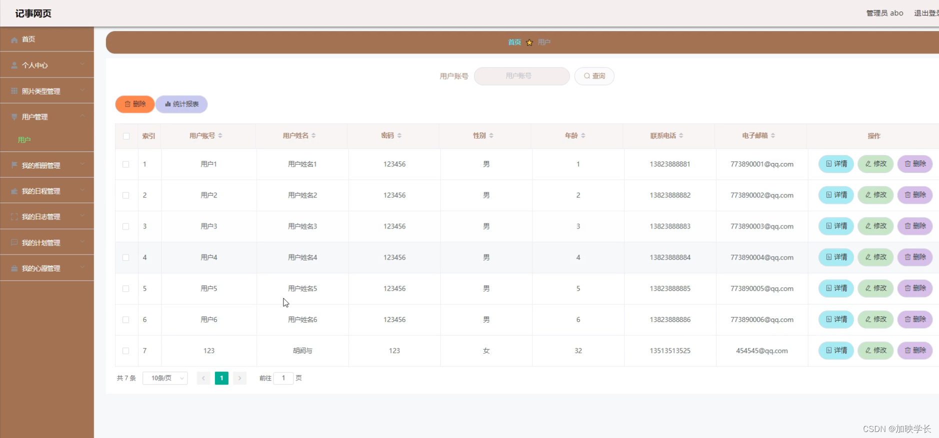Java计算机毕业设计记事网页（附源码、数据库）java网页制作源代码 Csdn博客