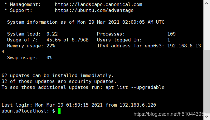 Ubuntu 开启SSH服务，使用XShell 进行连接_ubuntu xshell 链接 the new ssh-ed25519 key fingerpri-CSDN博客