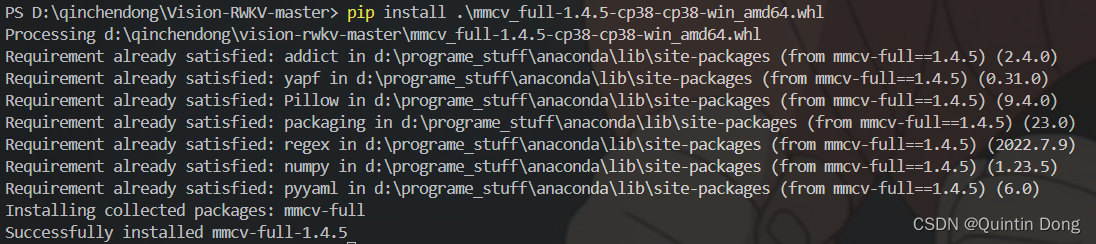 mmcv最正确安装方式，亲测有效_mmcv安装-CSDN博客