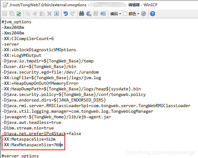 TongWeb的OutOfMemoryError: Metaspace 问题处理之二_-xx:metaspacesize=192m-CSDN博客