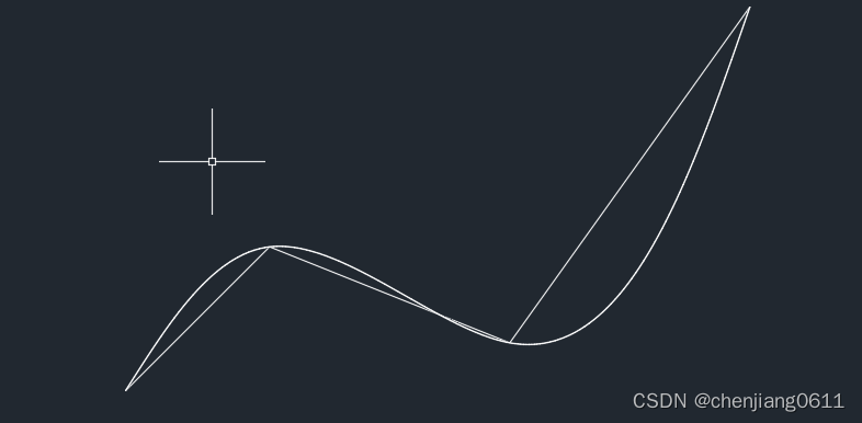 CAD 中Spline（样条曲线）的创建_cad addspline-CSDN博客