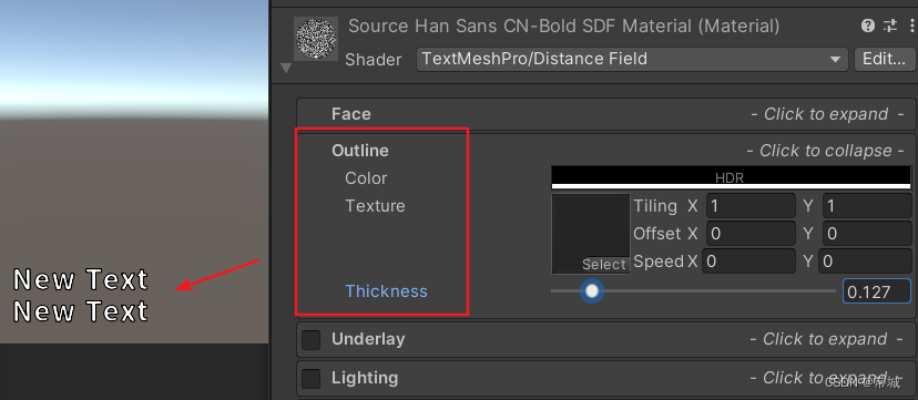 UGUI -TextMeshPro(TMP) 多材质_tmp中文描边-CSDN博客